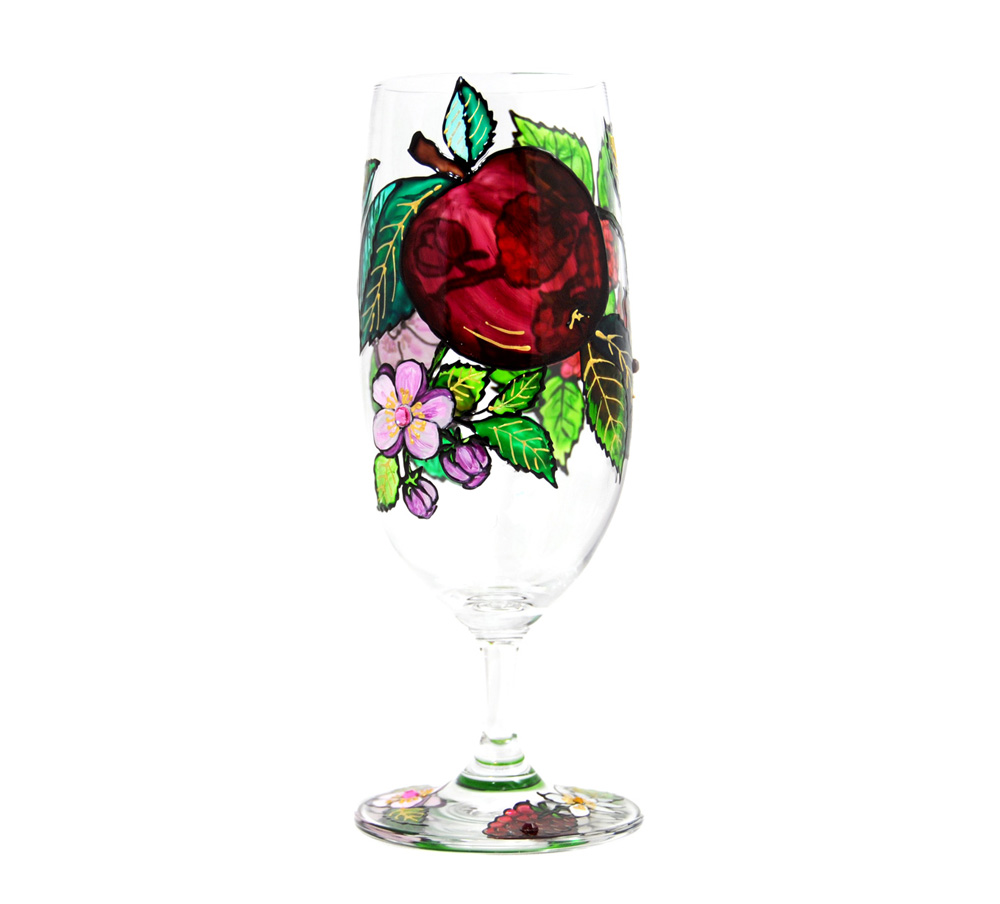 Hand Painted Glass, Summer, Seasonal Collection on Luulla
