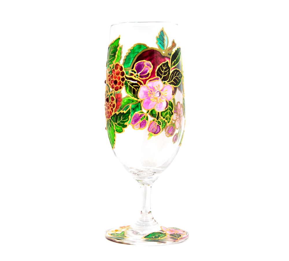 Hand Painted Glass, Summer, Seasonal Collection on Luulla
