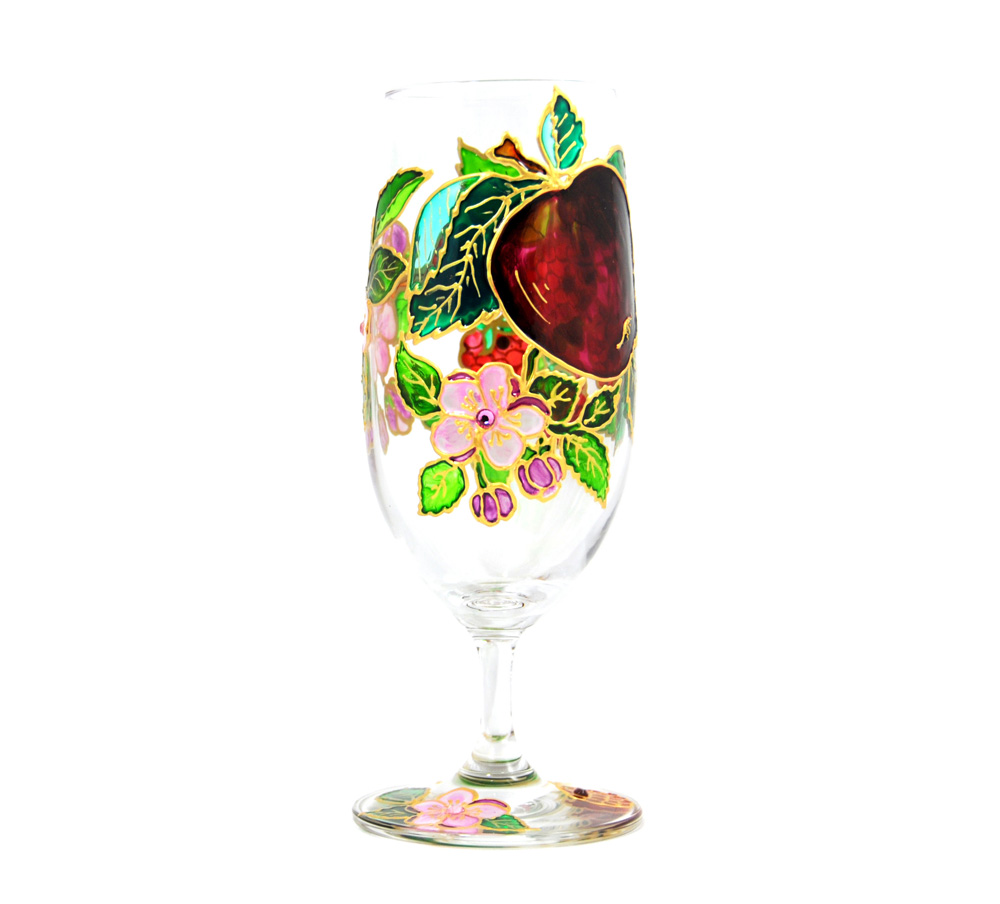 Hand Painted Glass, Summer, Seasonal Collection on Luulla